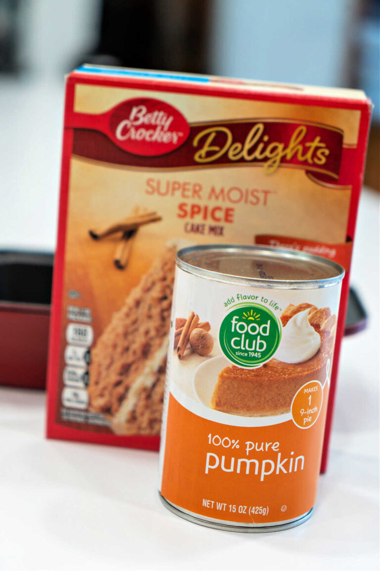 Pumpkin Bread with Spice Cake Mix (2 Ingredients)