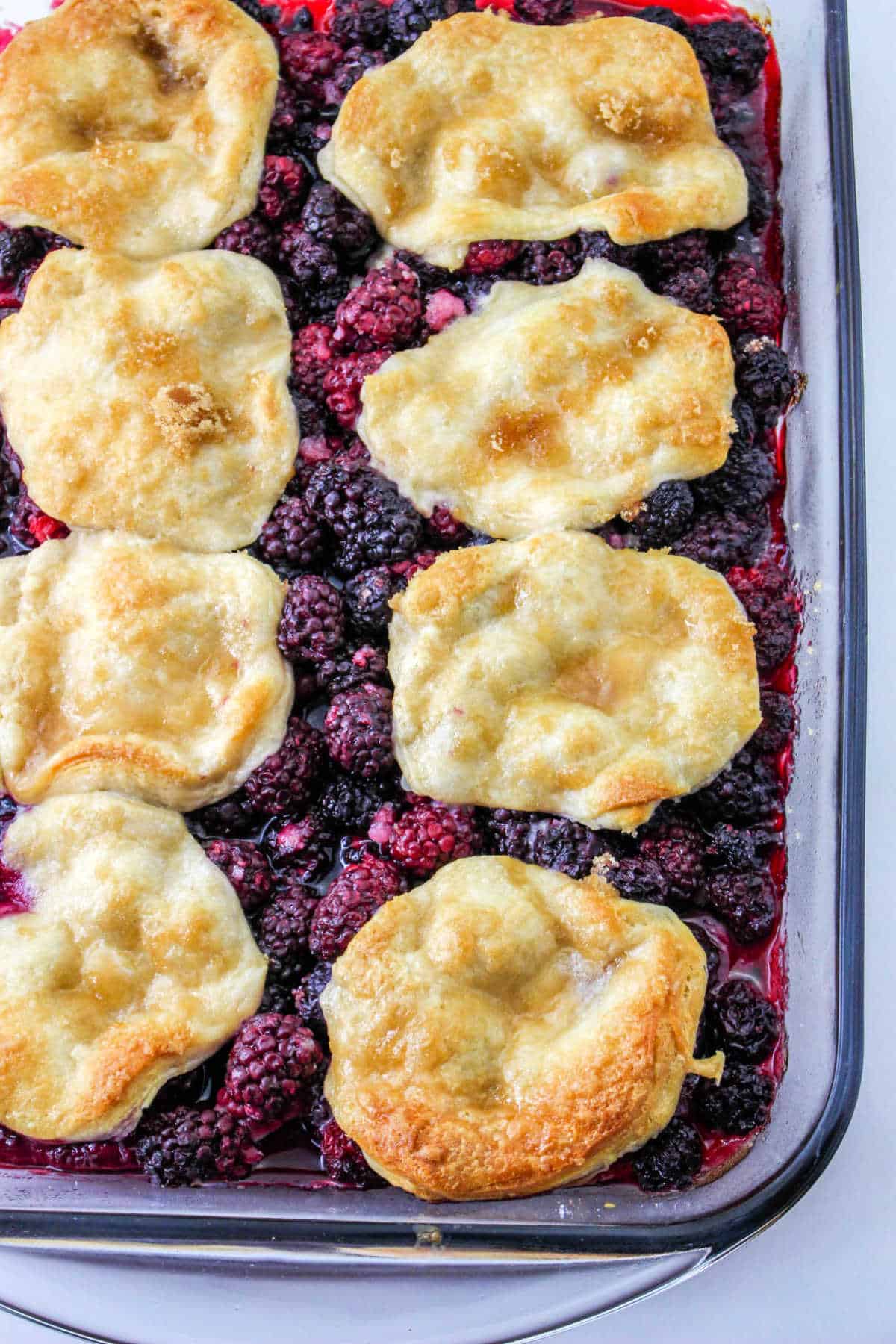 Easy Cobbler with Biscuits