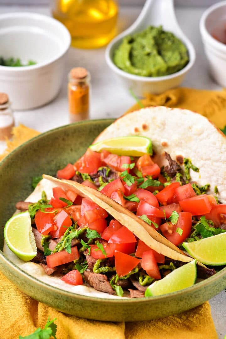 Cow Tongue Tacos (Beef Lengua)