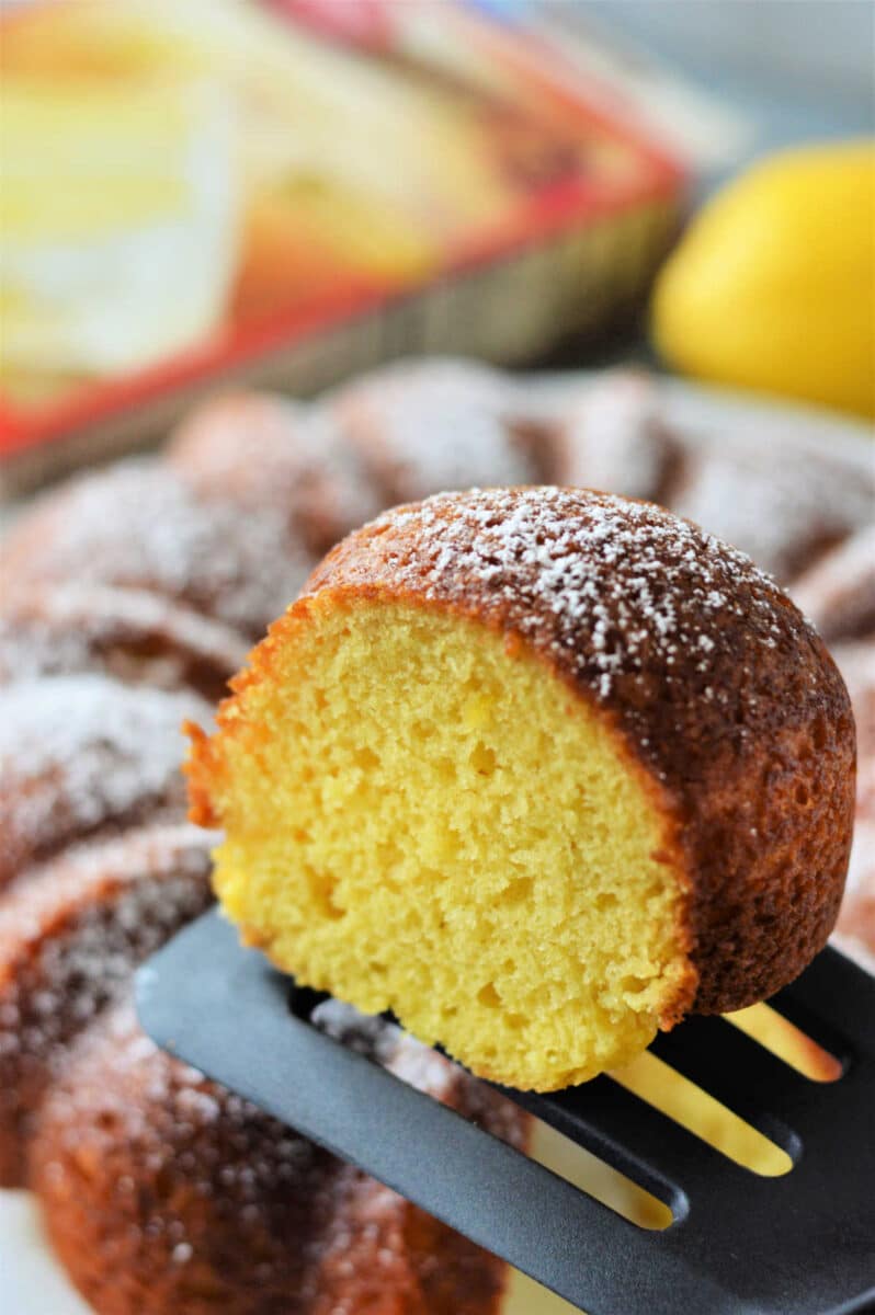 Lemon Bundt Cake Recipe (with Duncan Hines Cake Mix)