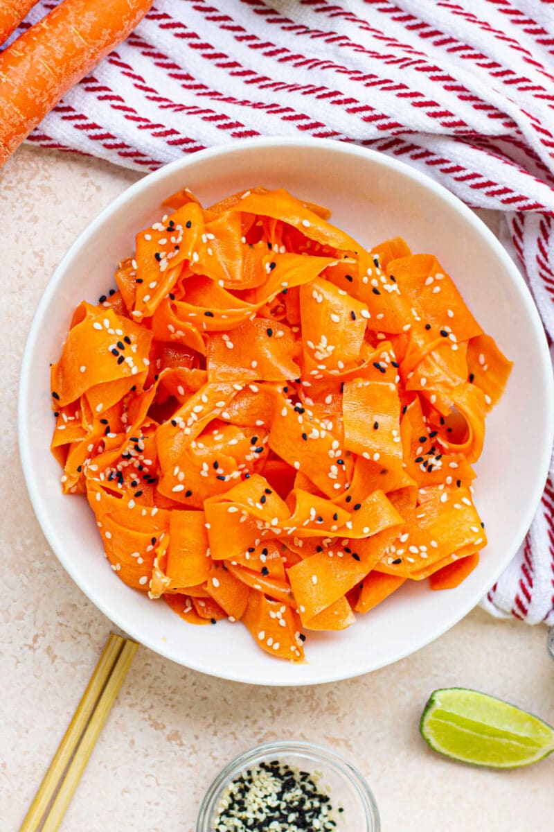 Raw Carrot Salad Recipe (Sweet and Savory)