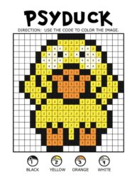 Free Pokemon Pixel Art - Free Pokemon Color by Number