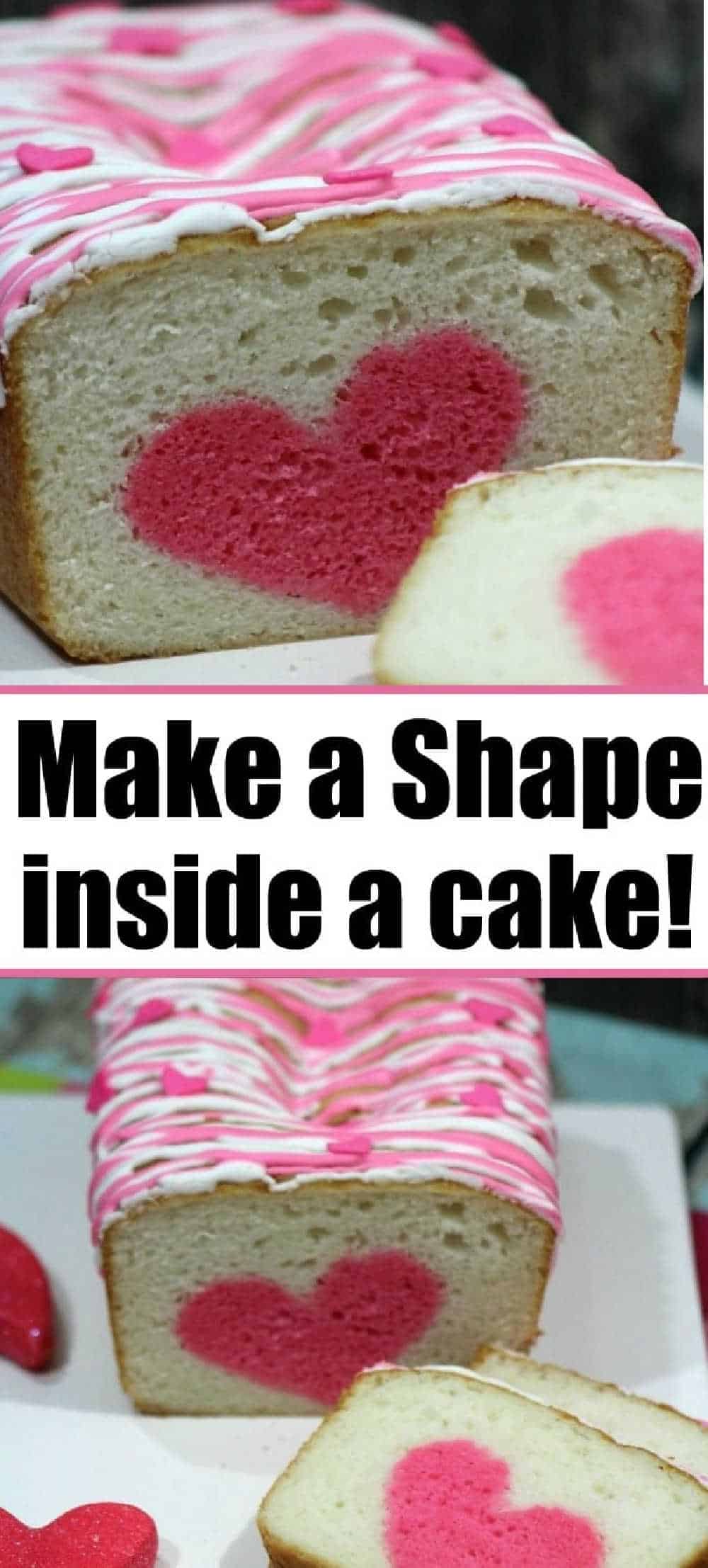 Surprise Inside Cake (Heart)