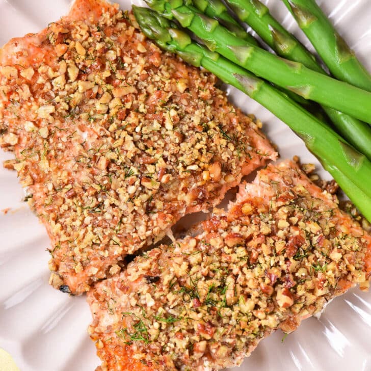 Almond Crusted Salmon (in Oven)