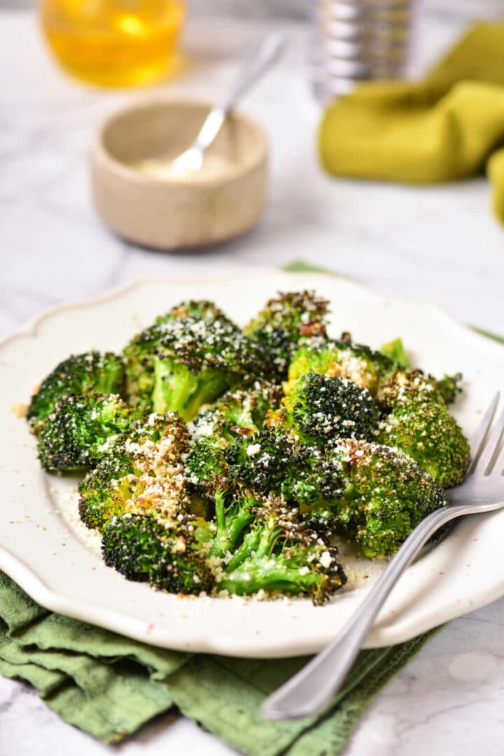 Baked Frozen Broccoli (with Parmesan)