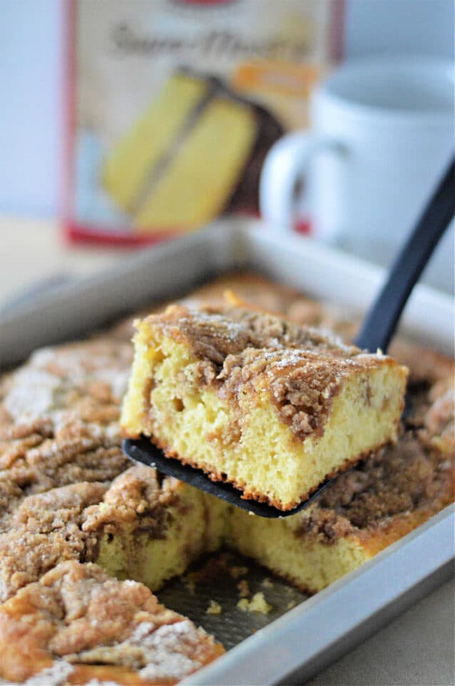 Coffee Cake with Yellow Cake Mix - Cake Mix Coffee Cake Muffins