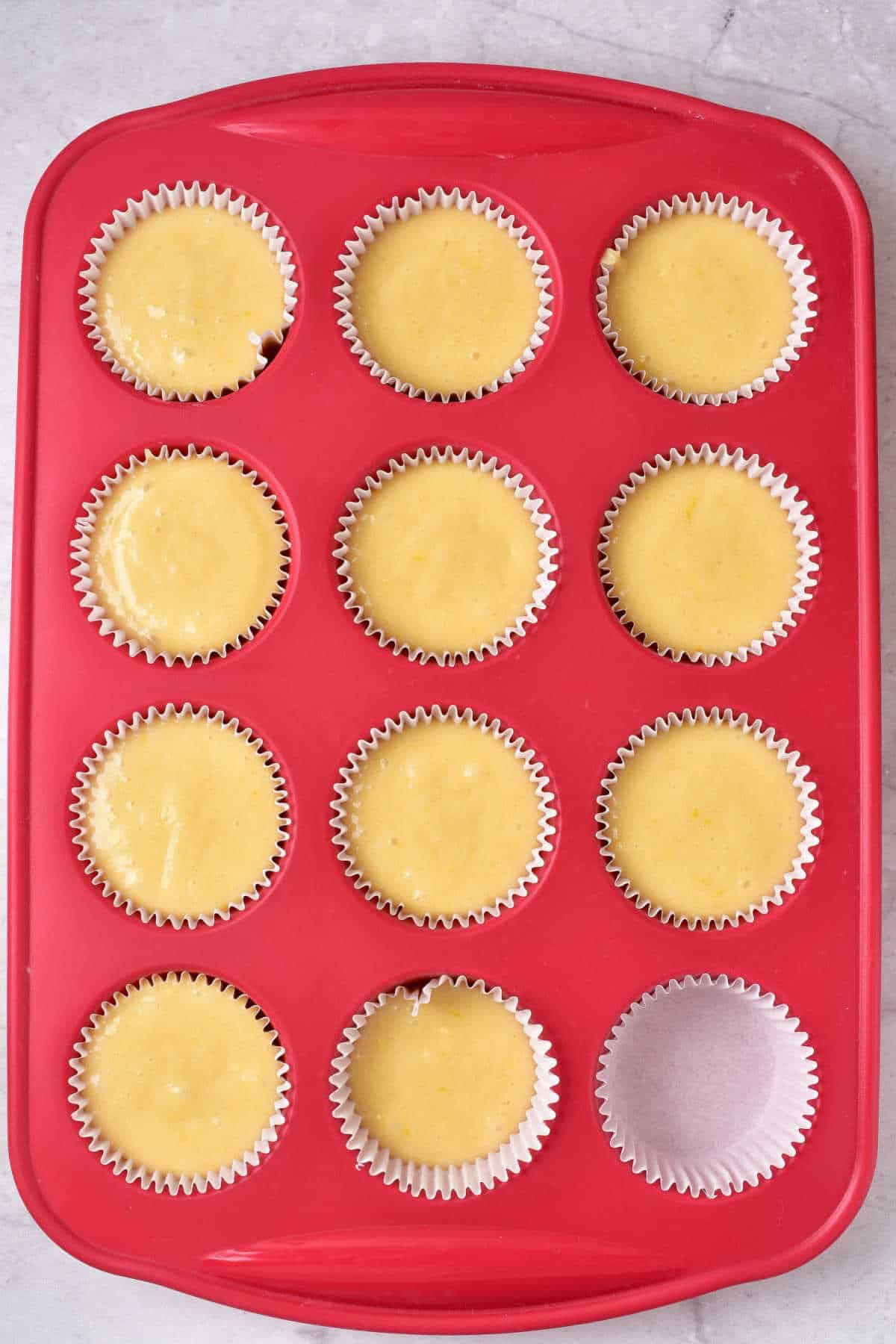 Lemon Muffin Recipe (with Lemon Curd)