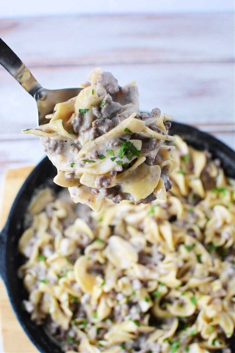 Hamburger Helper Beef Stroganoff (No Cream of Mushroom)