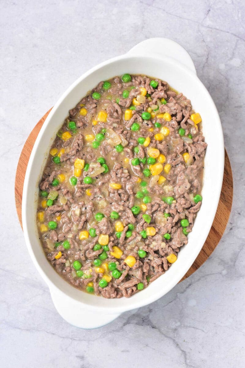 Ground Beef Hash Brown Casserole (with Frozen Hashbrowns)