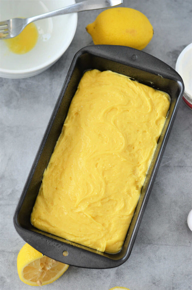Lemon Pound Cake with Cake Mix (No Butter)