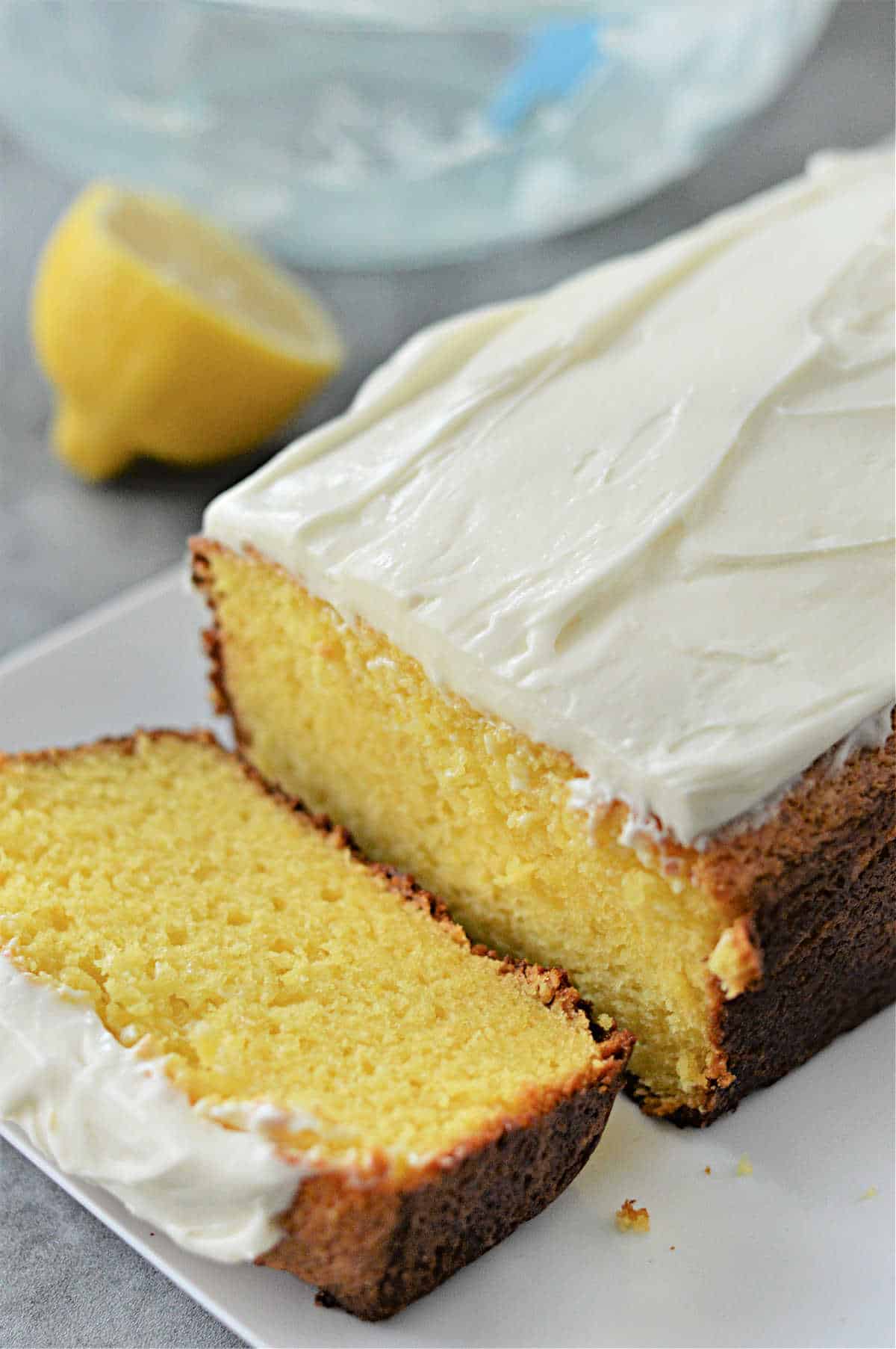 Lemon Pound Cake with Cake Mix (No Butter)