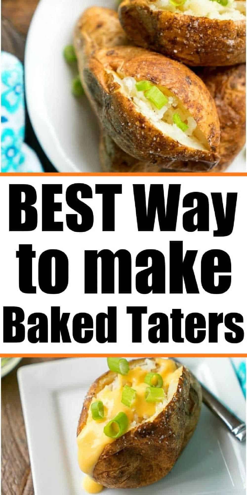 Baked Potatoes without Foil