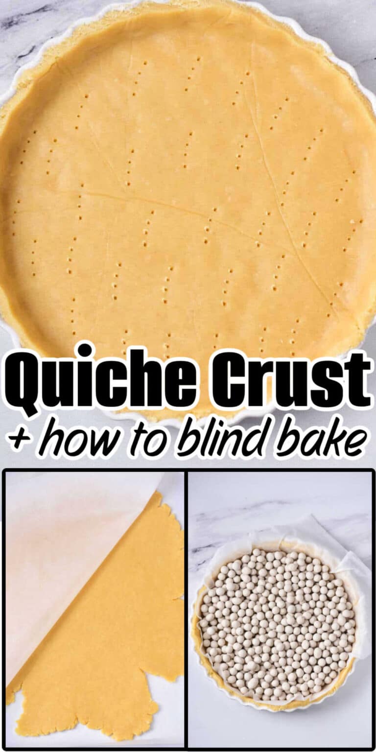 Quiche Crust Recipe (How to Blind Bake)