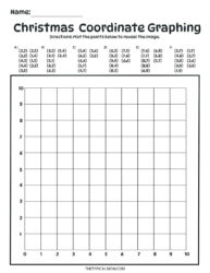 Free Coordinate Graphing Mystery Picture Worksheets PDF