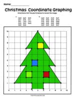 Free Coordinate Graphing Mystery Picture Worksheets PDF