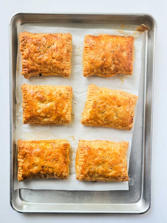 Ground Beef Hand Meat Pies (with Puff Pastry)