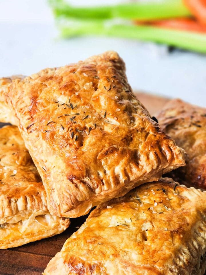 Ground Beef Hand Meat Pies (with Puff Pastry)