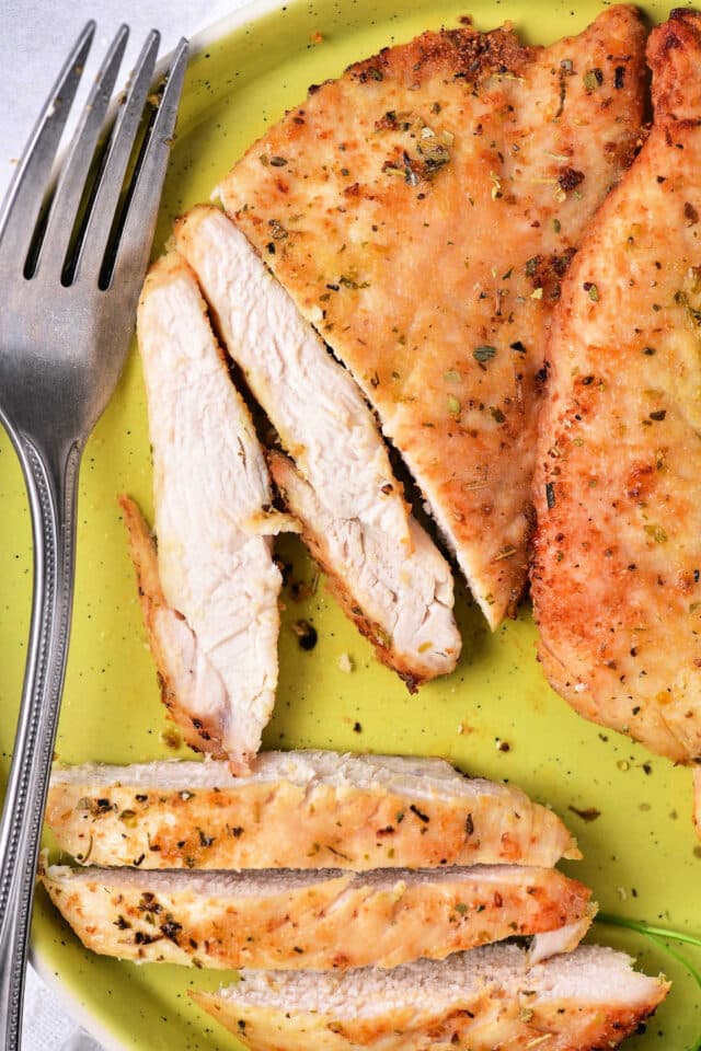 Toaster Oven Chicken Breast (No Breading)