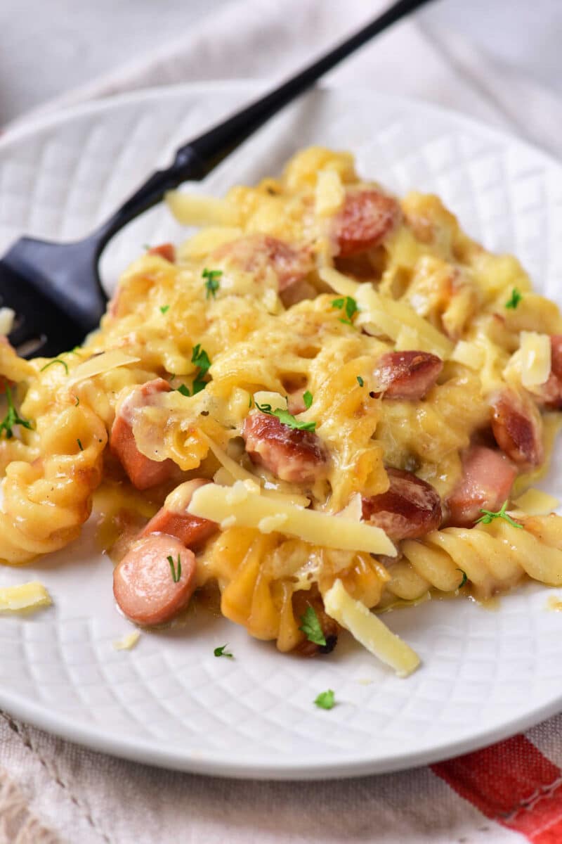 Hot Dog Casserole Recipe - Chili Cheese Hot Dog Casserole