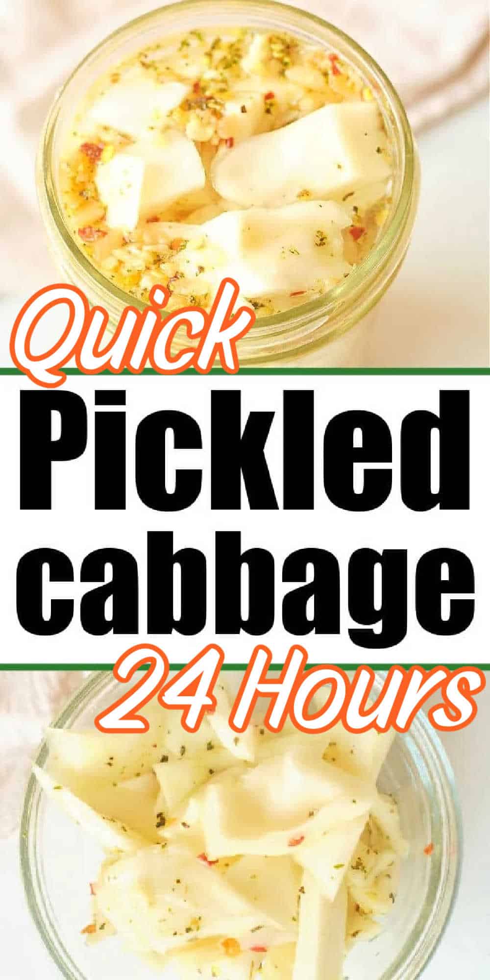 Quick Pickled Cabbage Recipe (24 Hours)
