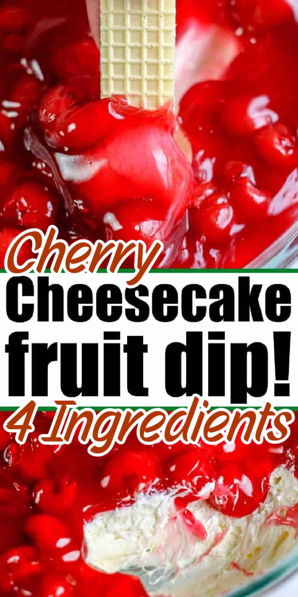 Cherry Cheesecake Dip (4 Ingredients)