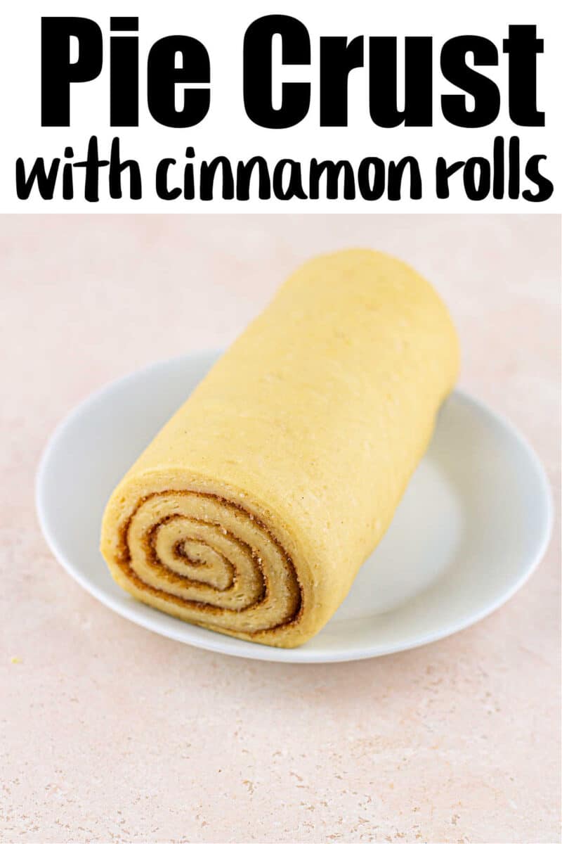 Cinnamon Roll Pie Crust (Recipe)