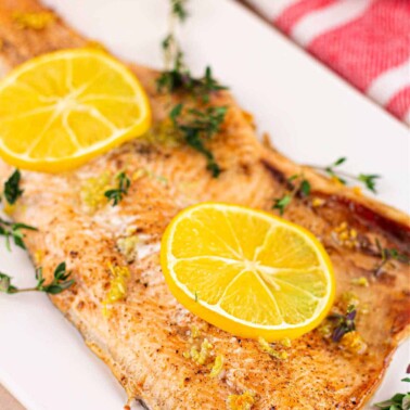 Baked Trout Recipe (no Breading)
