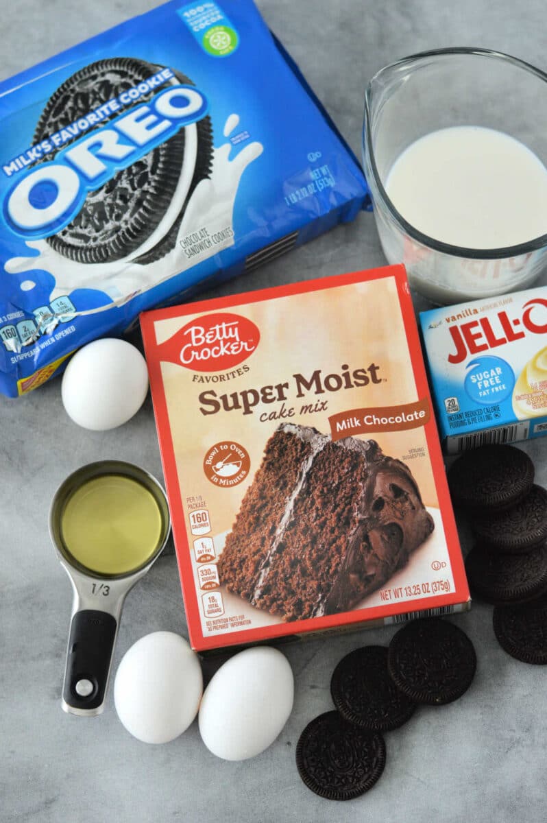 Oreo Bundt Cake (with Cake Mix)