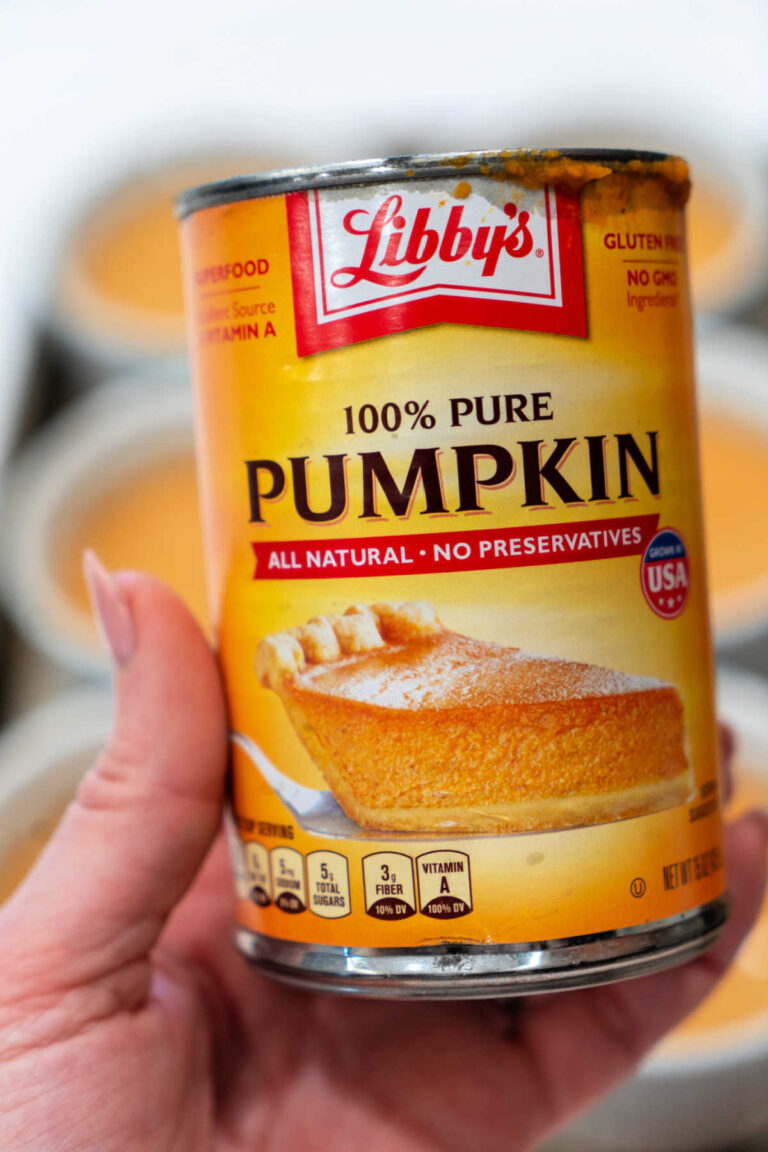 Pumpkin Pie in Ramekins - Leftover Pumpkin Puree Recipe