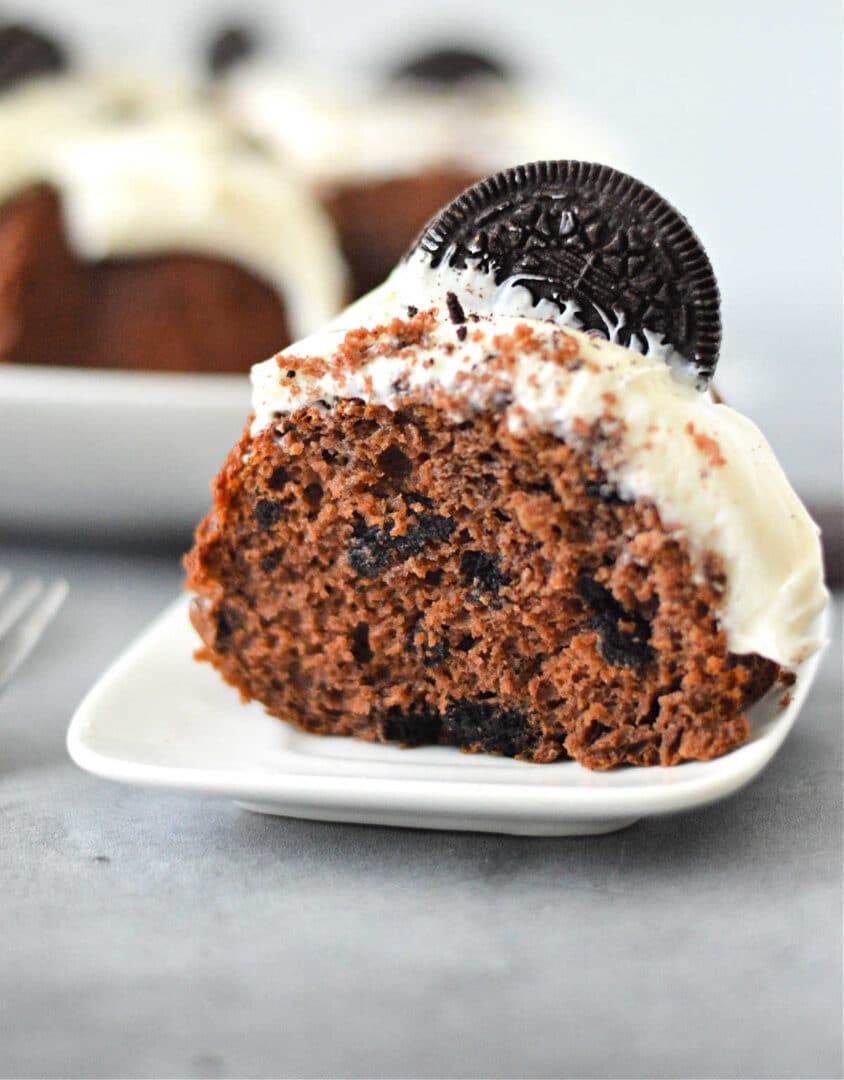 Oreo Bundt Cake (with Cake Mix)