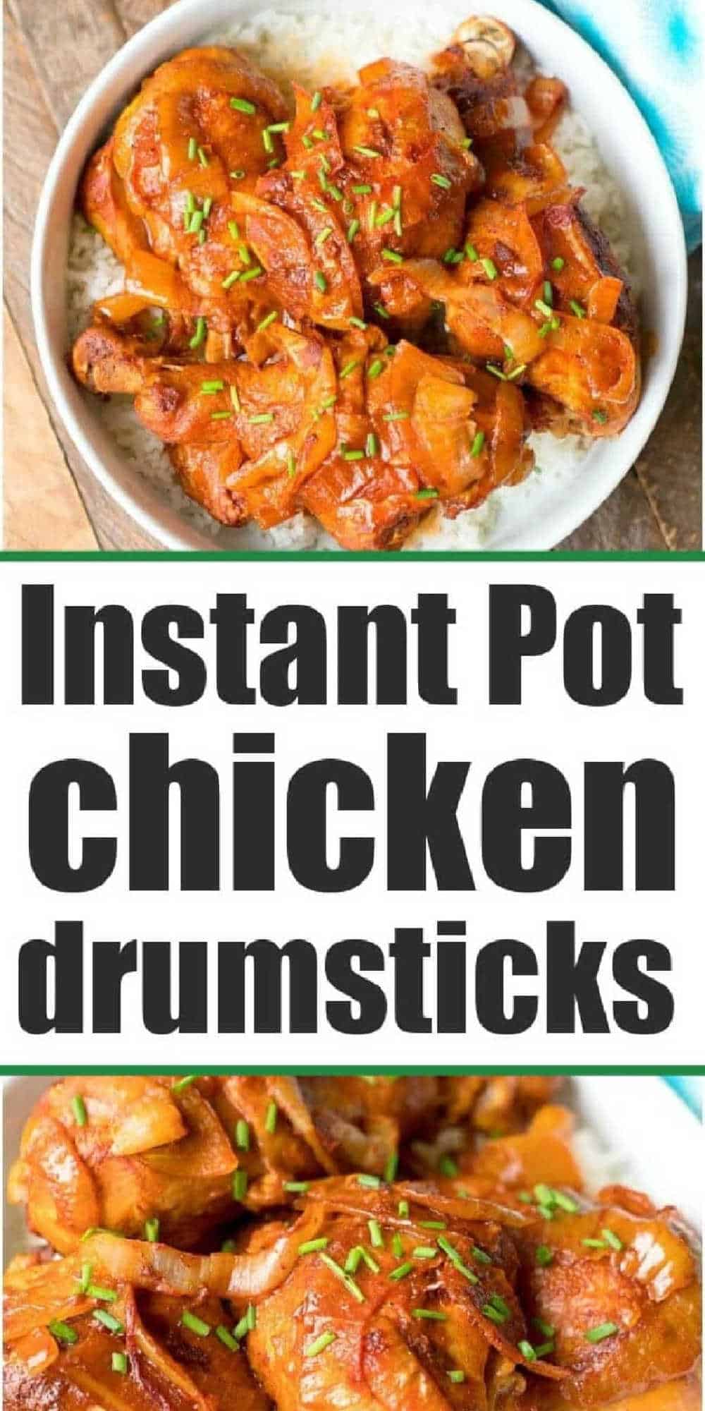 Instant Pot Chicken Legs (with Sauce)