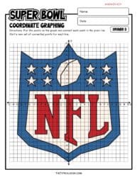Free Football Coloring Pages - Super Bowl Color by Number Page