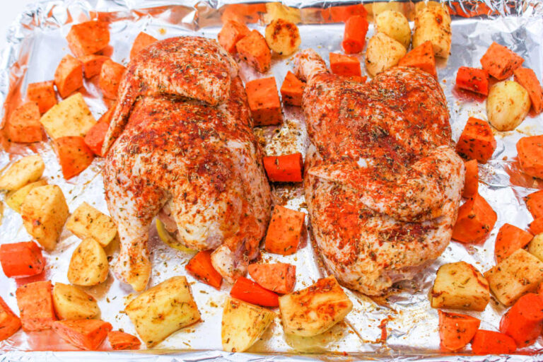 Half Chicken in Oven Recipe (at 400)
