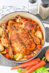 Pot Roast Chicken Recipe (with Vegetables)