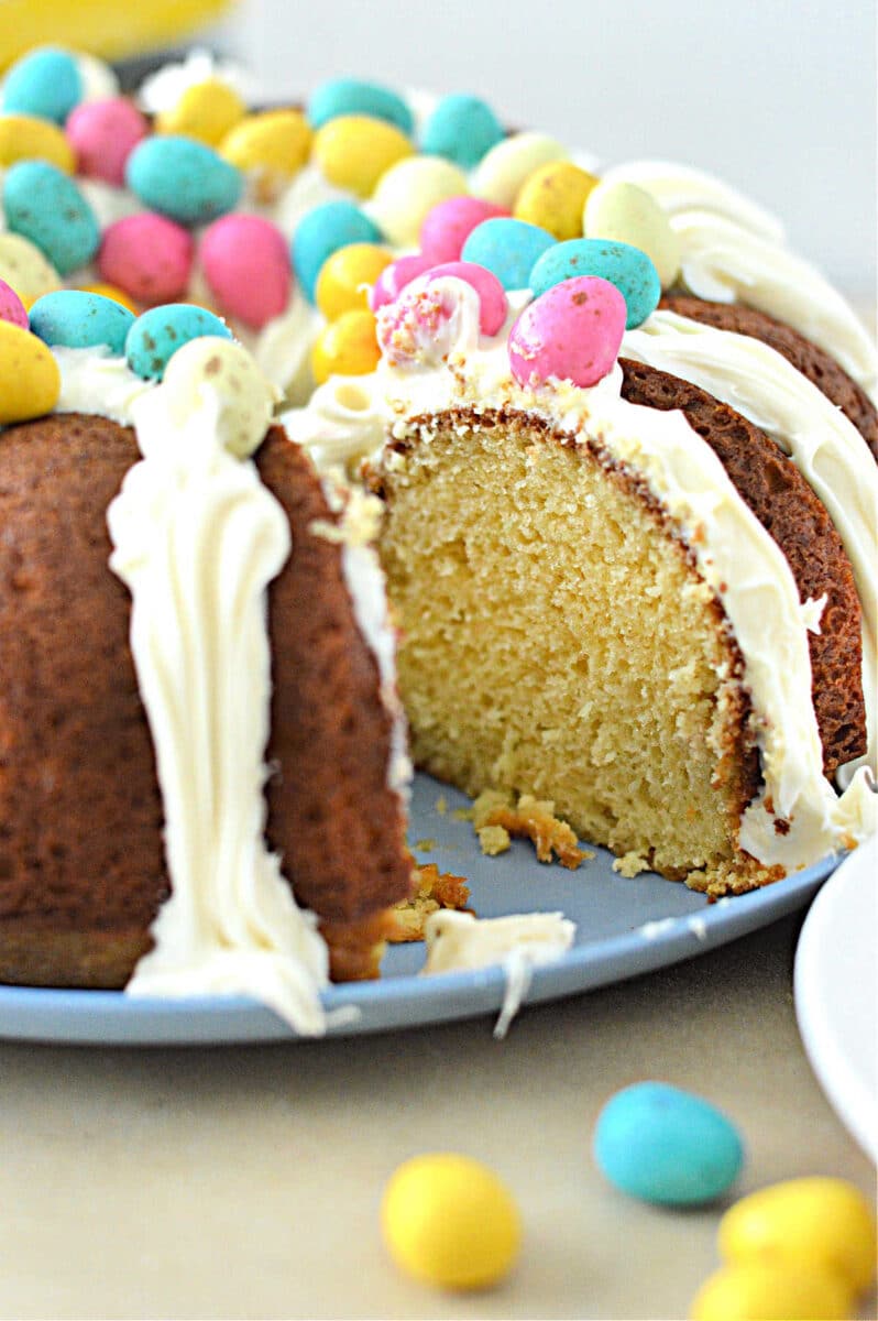 Easter Bundt Cake (with Cake Mix)