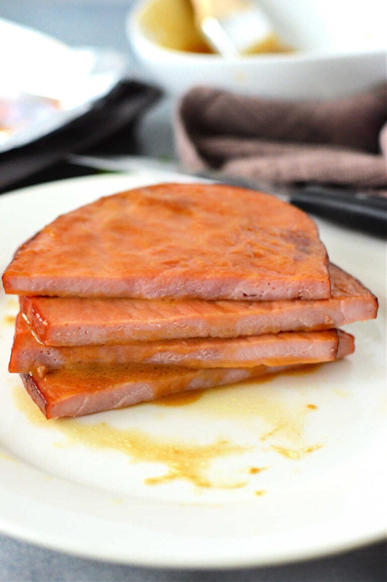 How to Cook Ham Steak in Oven at 350 with Mustard Glaze