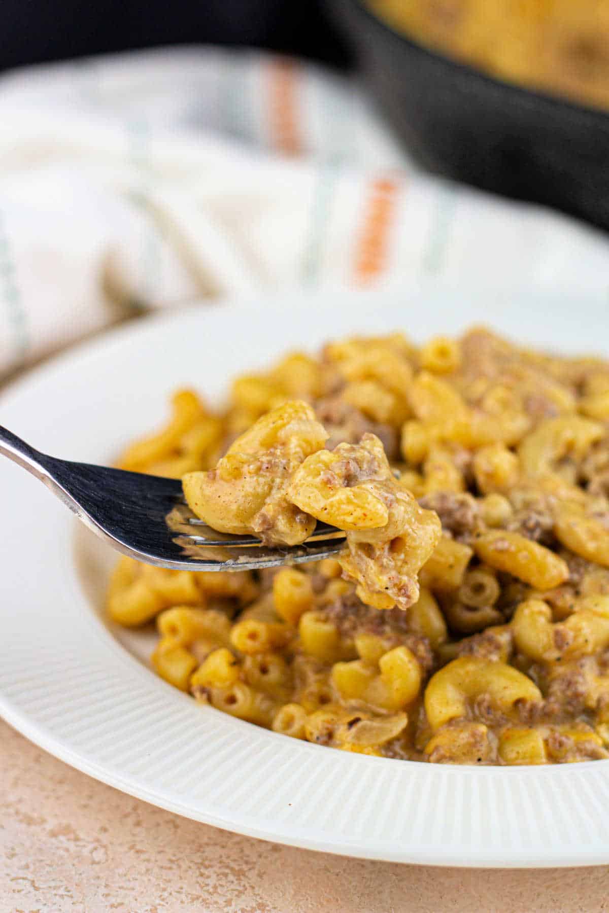 Easy Hamburger Mac and Cheese (Homemade)