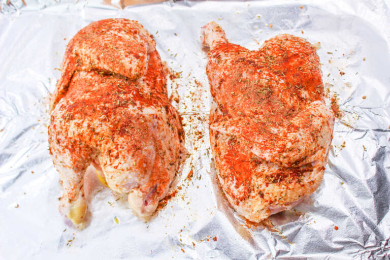 Half Chicken in Oven Recipe (at 400)