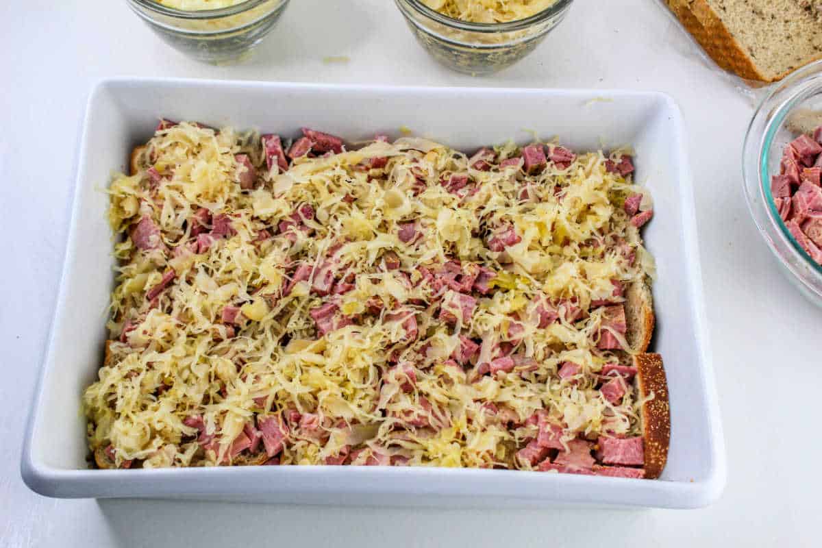 Corned Beef Casserole (Reuben Casserole Recipe)