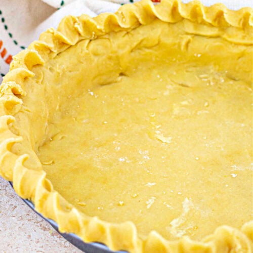 Shortbread Pie Crust Recipe (Tastes Like a Sugar Cookie!)