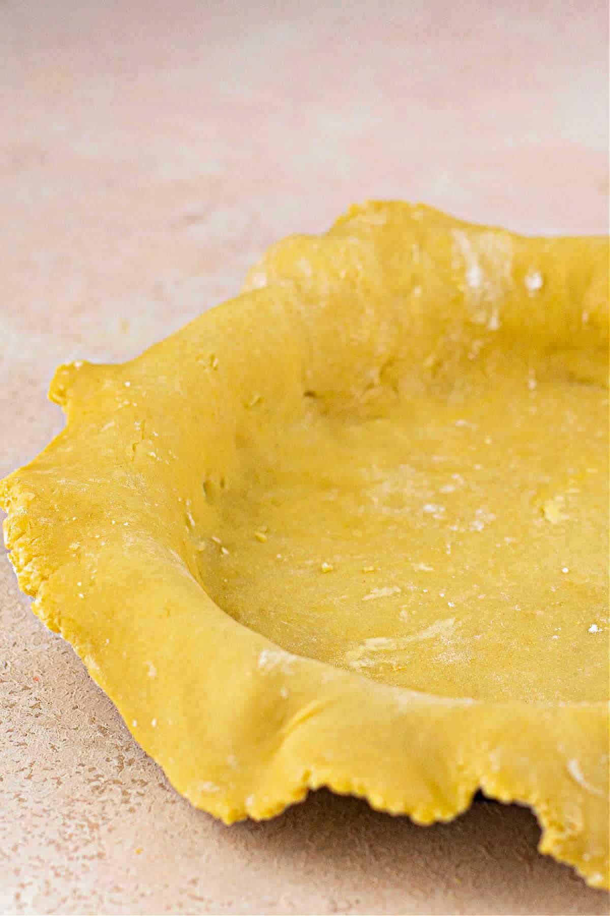 Shortbread Pie Crust for Apple Pie - Shortbread Cookie Pie Crust