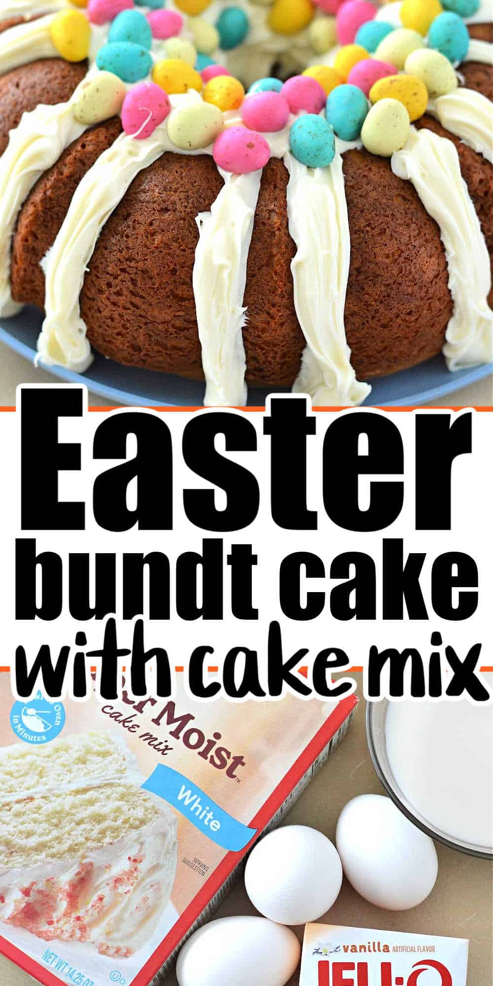 Easter Bundt Cake (with Cake Mix)