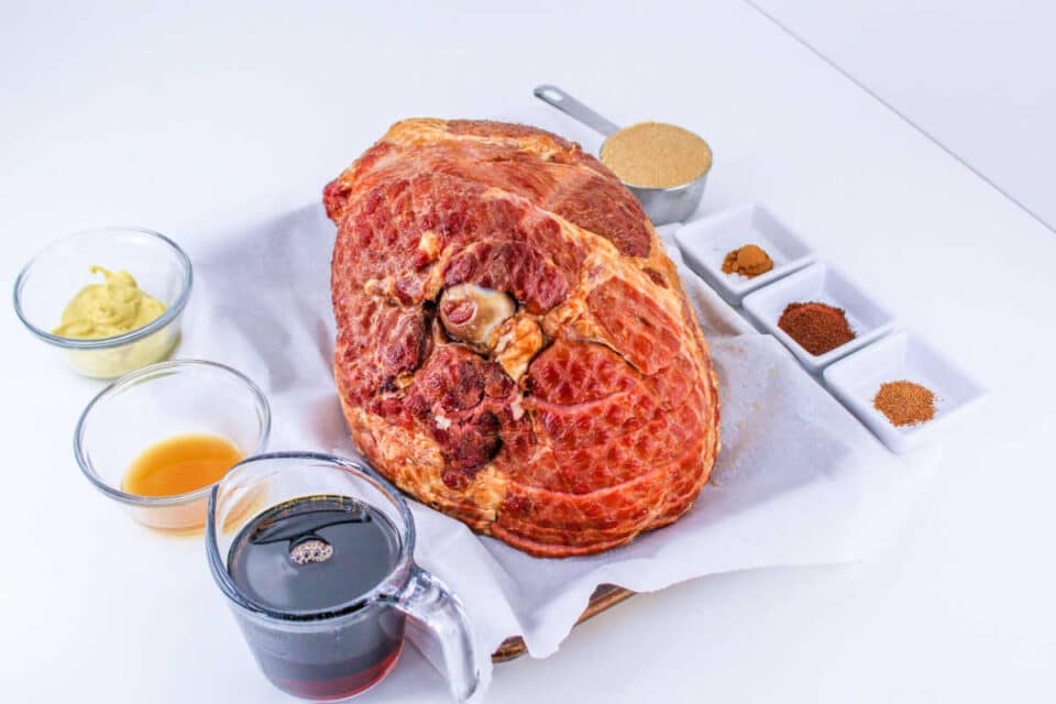 Spiral Ham in the Oven (at 325)