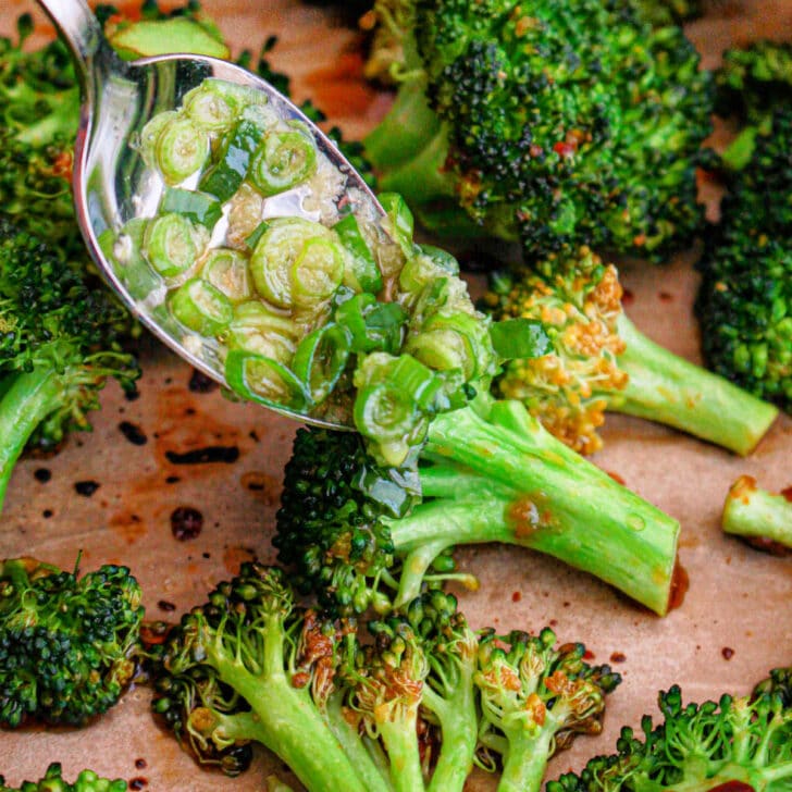 Roasted Asian Broccoli (Spicy)