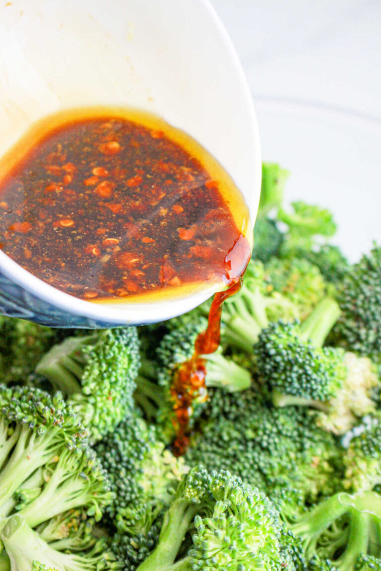 Roasted Asian Broccoli (Spicy)