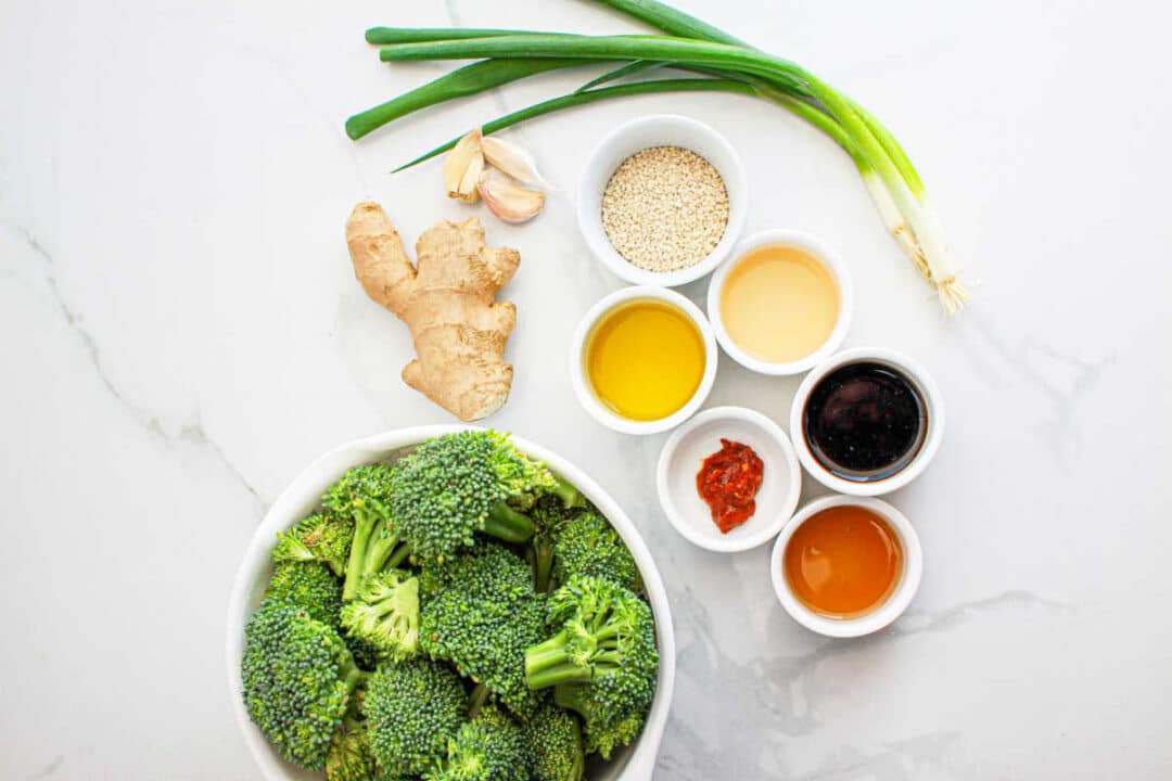 Roasted Asian Broccoli (Spicy)