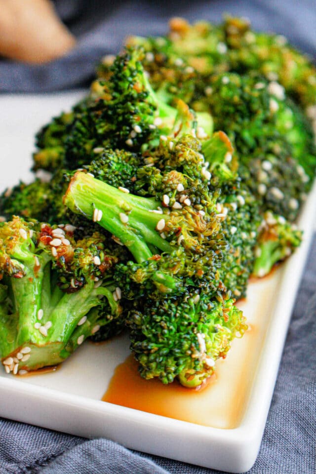 Roasted Asian Broccoli (Spicy)