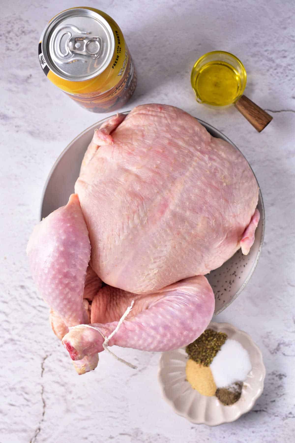 Beer Can Chicken in Oven (at 350)