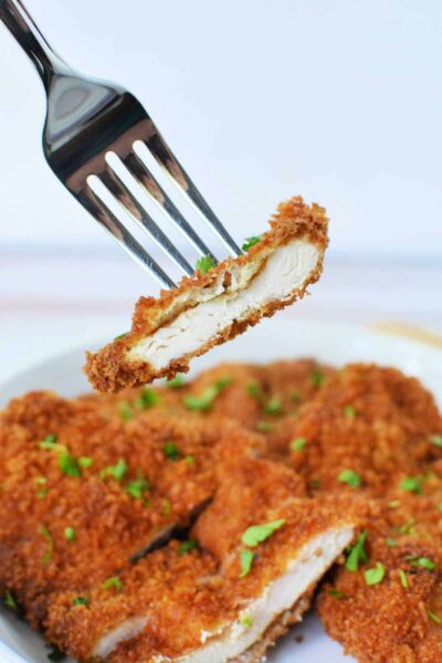 Pan Fried Chicken Cutlets (with Flour)