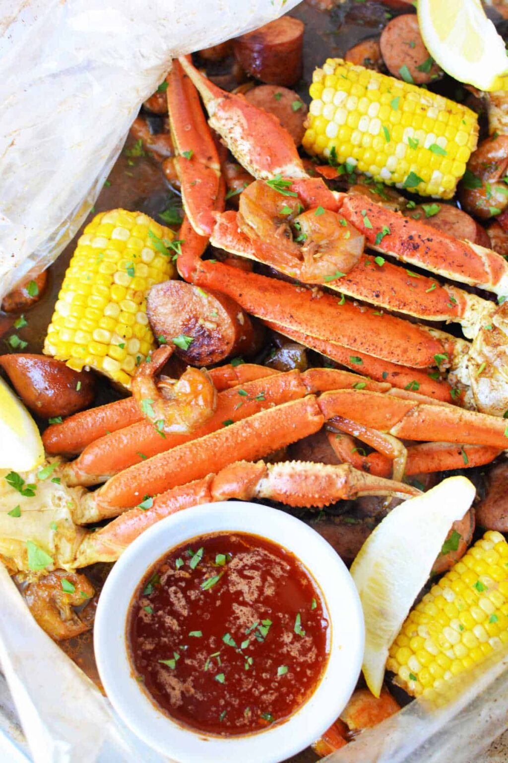 How to Cook Seafood in a Bag in the Oven - Crab Boil in a Bag